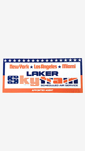 Laker Airways Skytrain Appointed Agent Sticker