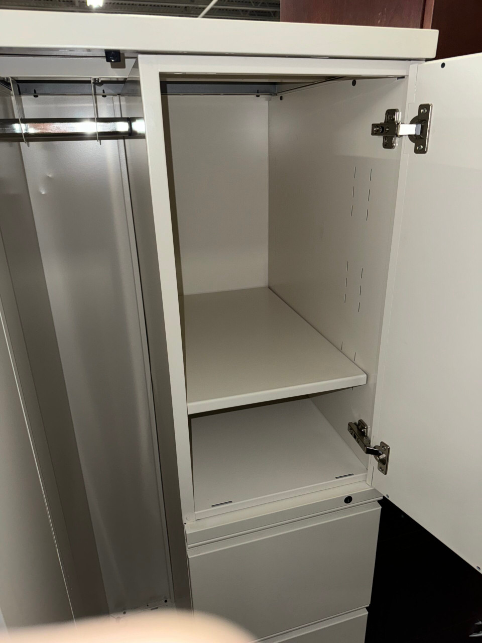 Used Herman Miller Vertical Tower Storage with Wardrobe 2FT W