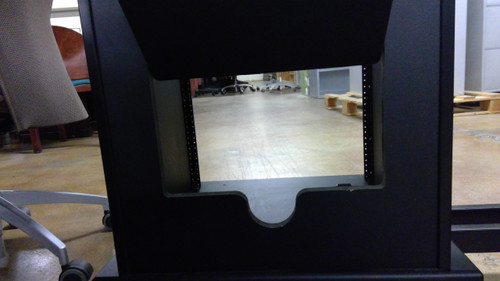 Black Mobile Computer/Professor Stand