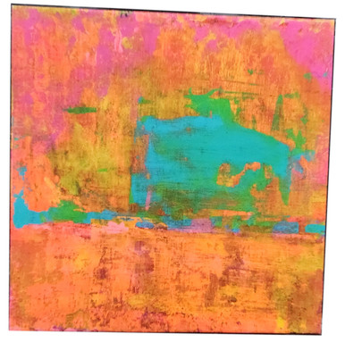 40x40 Artist Elena Ray, Titled: Hifi Abstract II - Warehouse of ...