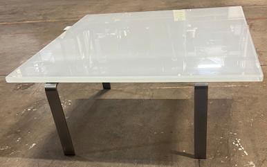 Frosted Glass Top Coffee Table - Warehouse of Fixtures, TNG