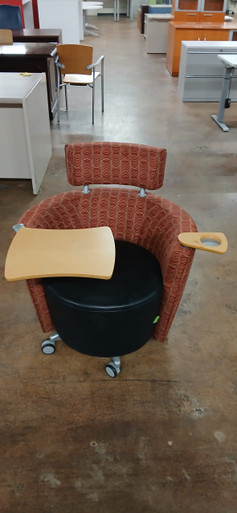 Mobile Lounge Chair with Work Surface - Warehouse of Fixtures, TNG