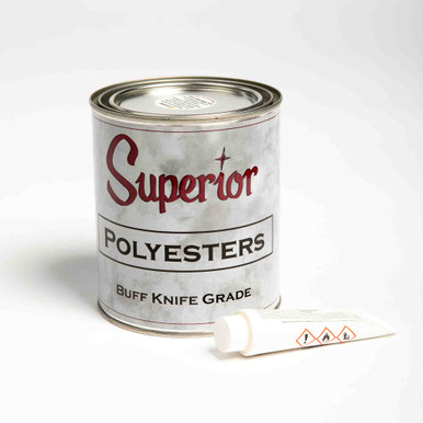 POLYESTER QUART BUFF KNIFE GRADE - OBSIDIAN INDUSTRIAL