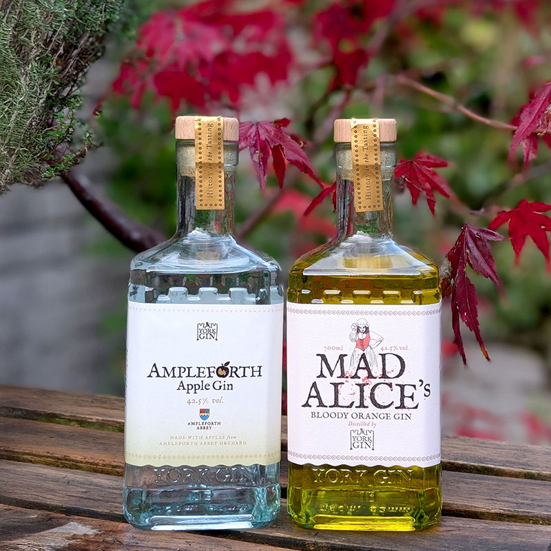 Ampleforth Apple & Mad Alice Gin - York Distillery a home of York Gin