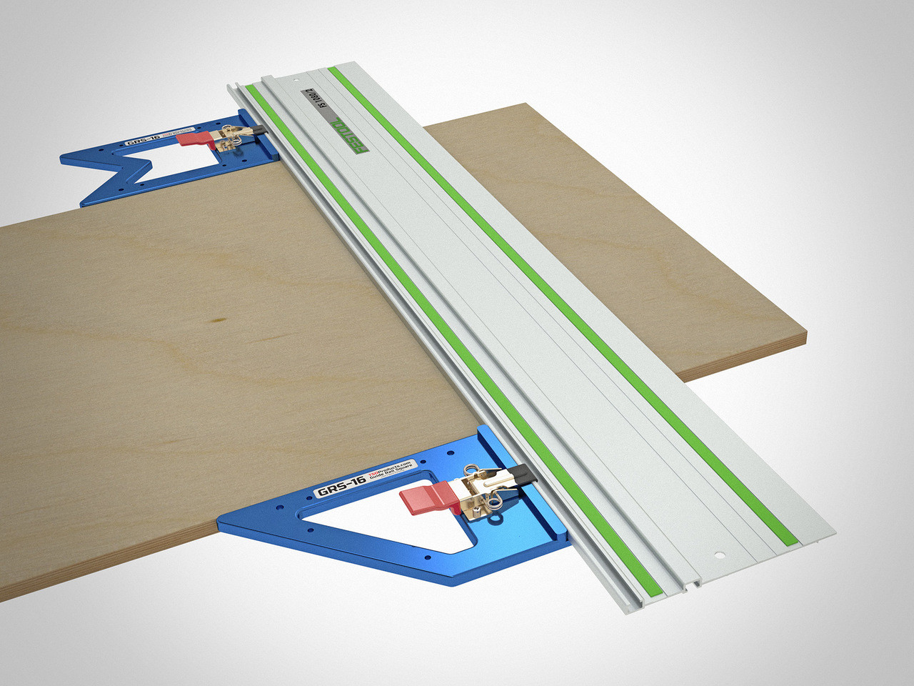 TSO Guide Rail Square Combination Set (61-233 A)