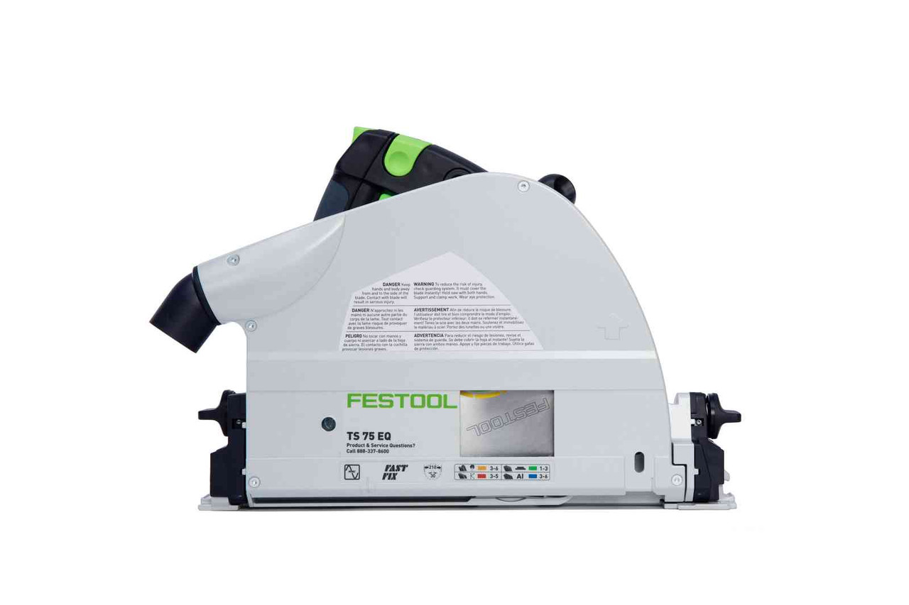 Festool TS 75 EQ F Plus Plunge Cut Circular Saw w o Guide Rail 576118