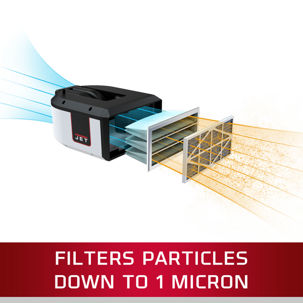 Jet AFS-1000C Air Filtration System, 1-Micron Filter, 1000 CFM, 1Ph ...