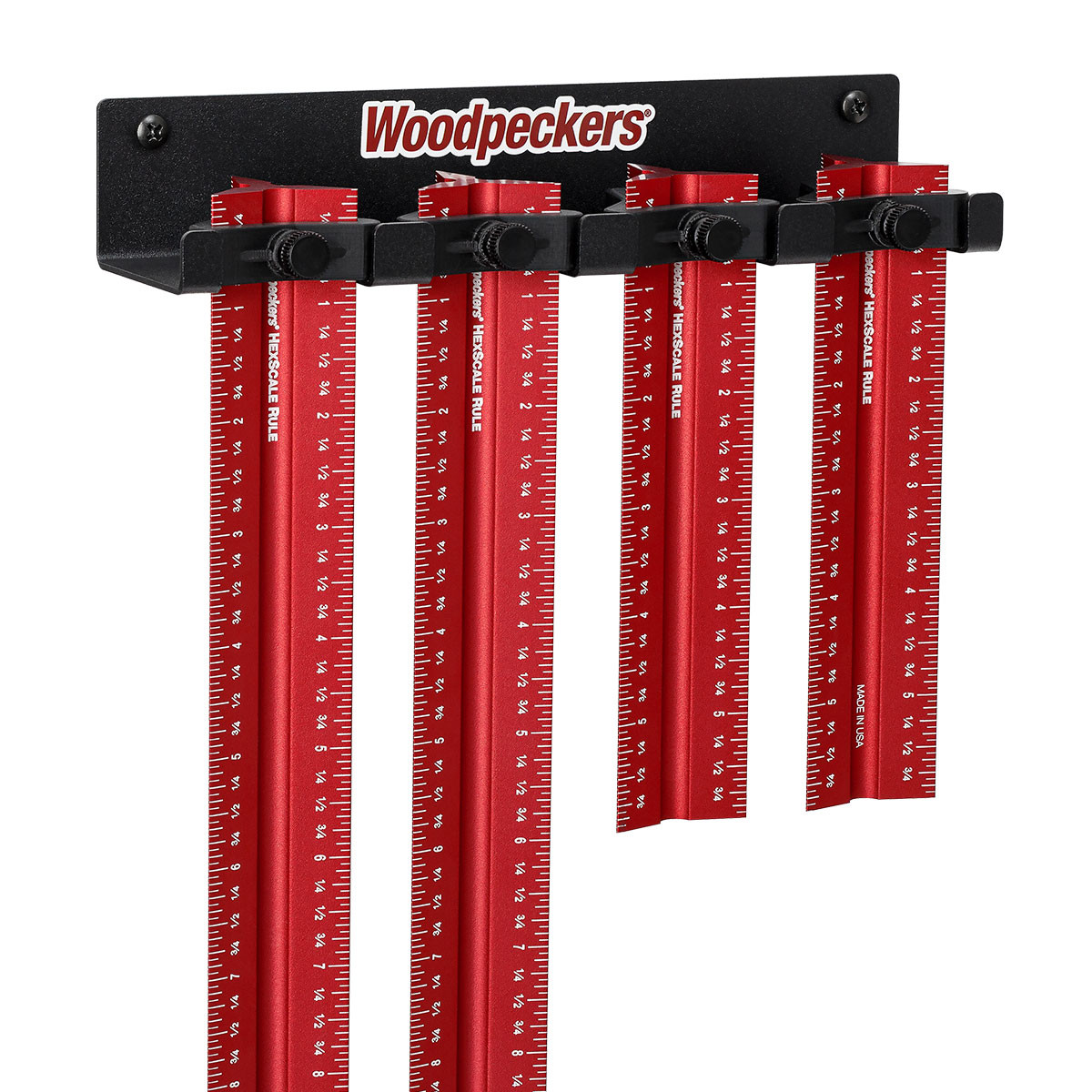 Woodpeckers HexScale 4-Piece Set with Stops and Rack-It - Precision ...