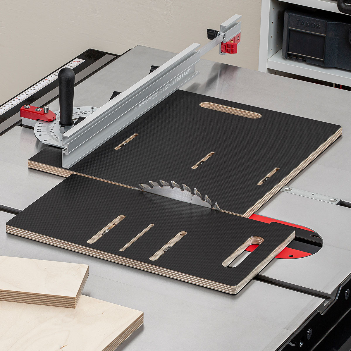 Woodpeckers StealthStop Miter Sled + Drop Zone: Precision Woodworking Tool