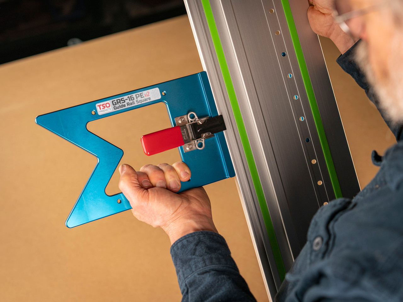 TSO GRS-16 PE V2 Parallel Edge Guide Rail Square with Drop-On ...