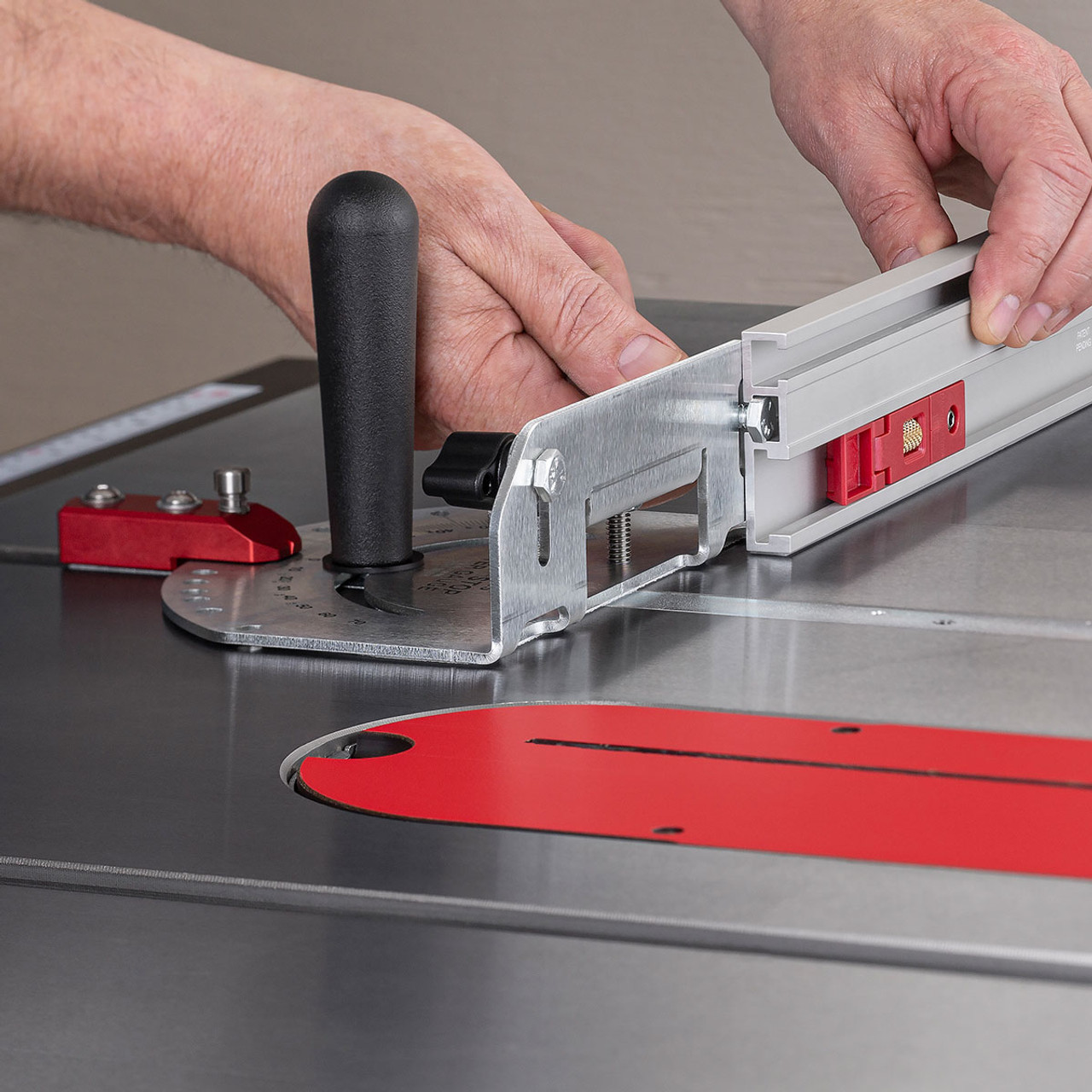 Woodpeckers Stealth Stop Miter Gauge with Fence and Stop: Precision ...