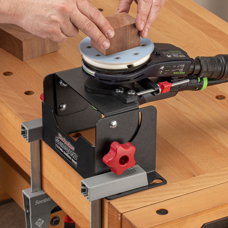 Woodpeckers SandStand Tilting Sander Base - Turn Your Palm Sander into ...