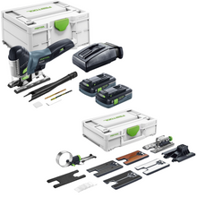 Festool Cordless Pendulum Jigsaw PSC 420 Set with Carvex Accessory Kit ...