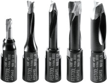 Festool Router Bit Set for DF 500 - 4/5/6/8/10 mm