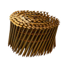 Bullseye 2-3/8 in. x .099 Ring Shank Vinyl Coated 15° Wire Coil Round ...