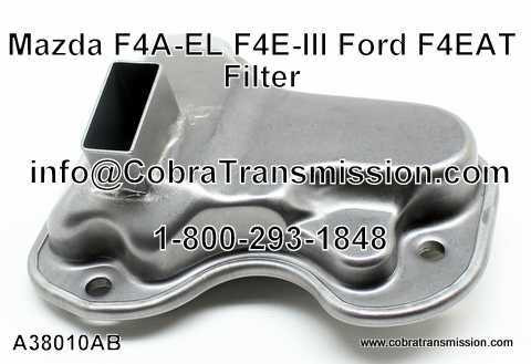 Filter, Mazda F4A-EL, F4E-III, Ford F4EAT (A38010AB) - Cobra Transmission