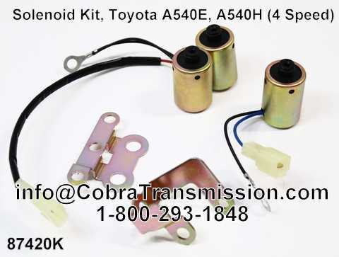 Valve Body Kit, Toyota A540E, A540H (4 Speed) - Cobra Transmission