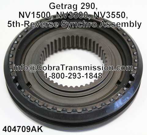 Getrag 290, NV1500, NV3500, NV3550 3-4 Synchro Assembly (Synchro Rings ...