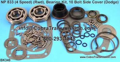NP 833 Bearing, Gasket and Seal Kit (BK340) - Cobra Transmission