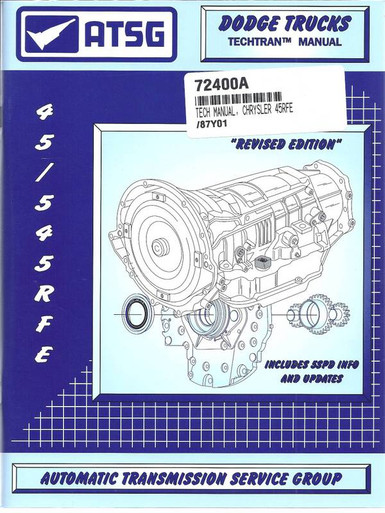 Technical - Repair Manual, 45RFE - Cobra Transmission