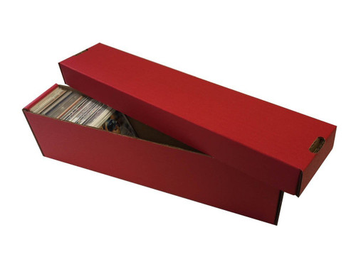 2-pc Vertical 800ct Trading Card Box - Red - Columbia Hobby - Card ...