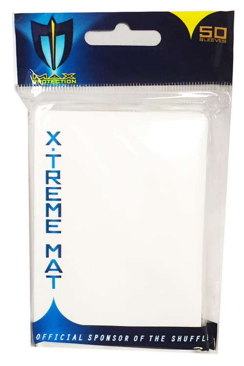 Max X-TREME Double Matte Sleeves - White - 50ct Pack - Columbia Hobby ...