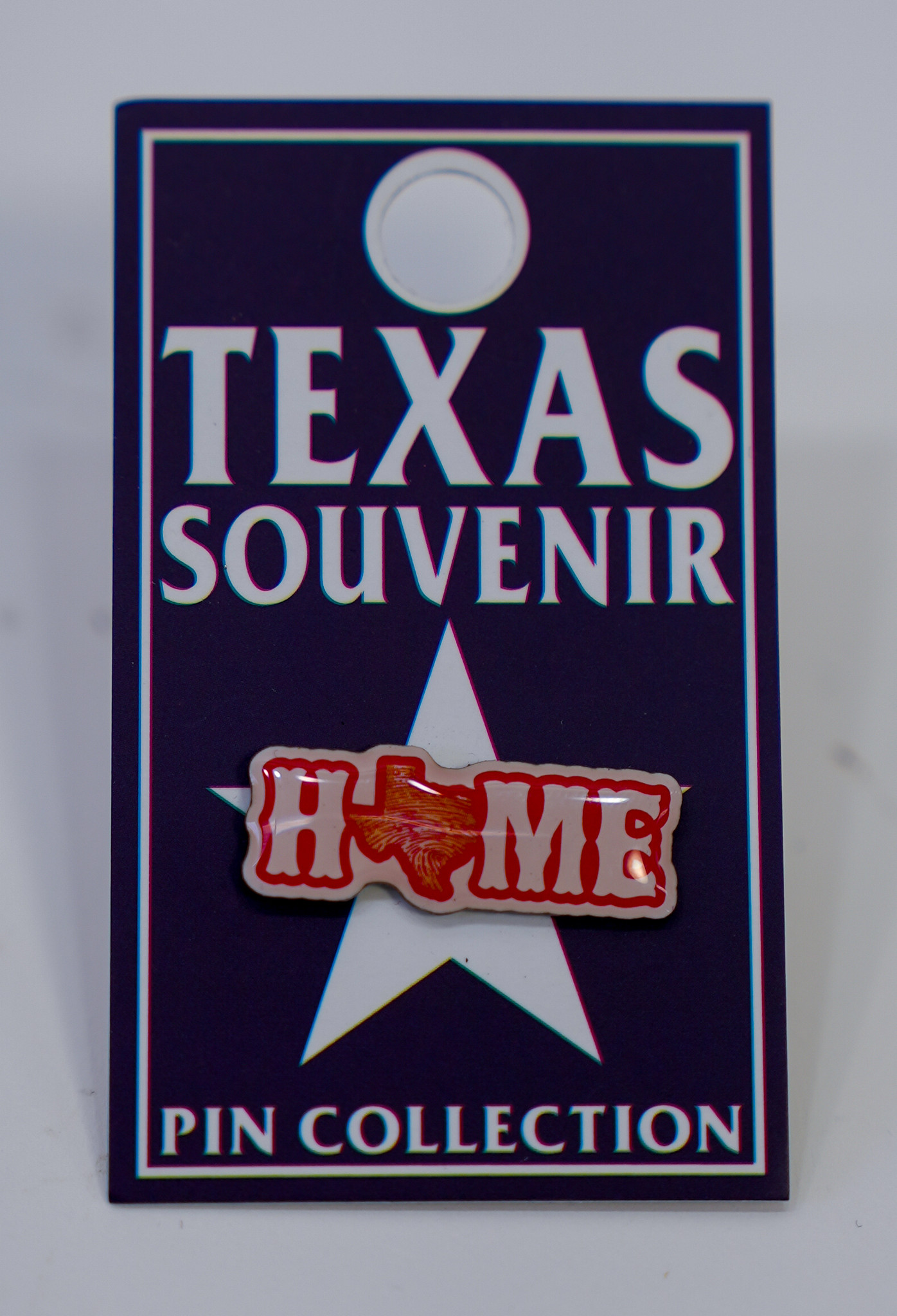 Home Texas Map Lapel Pin - Scruffy's Souvenirs & Food Mart