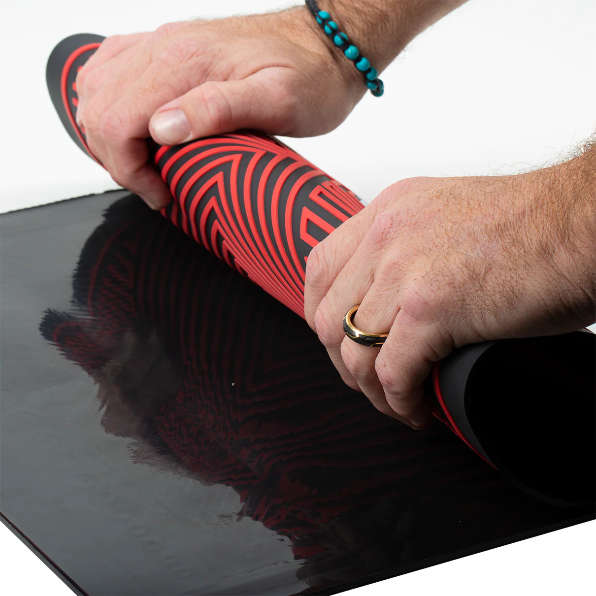 HK Army Magmat Magnetic Tech Mat - Black / Red