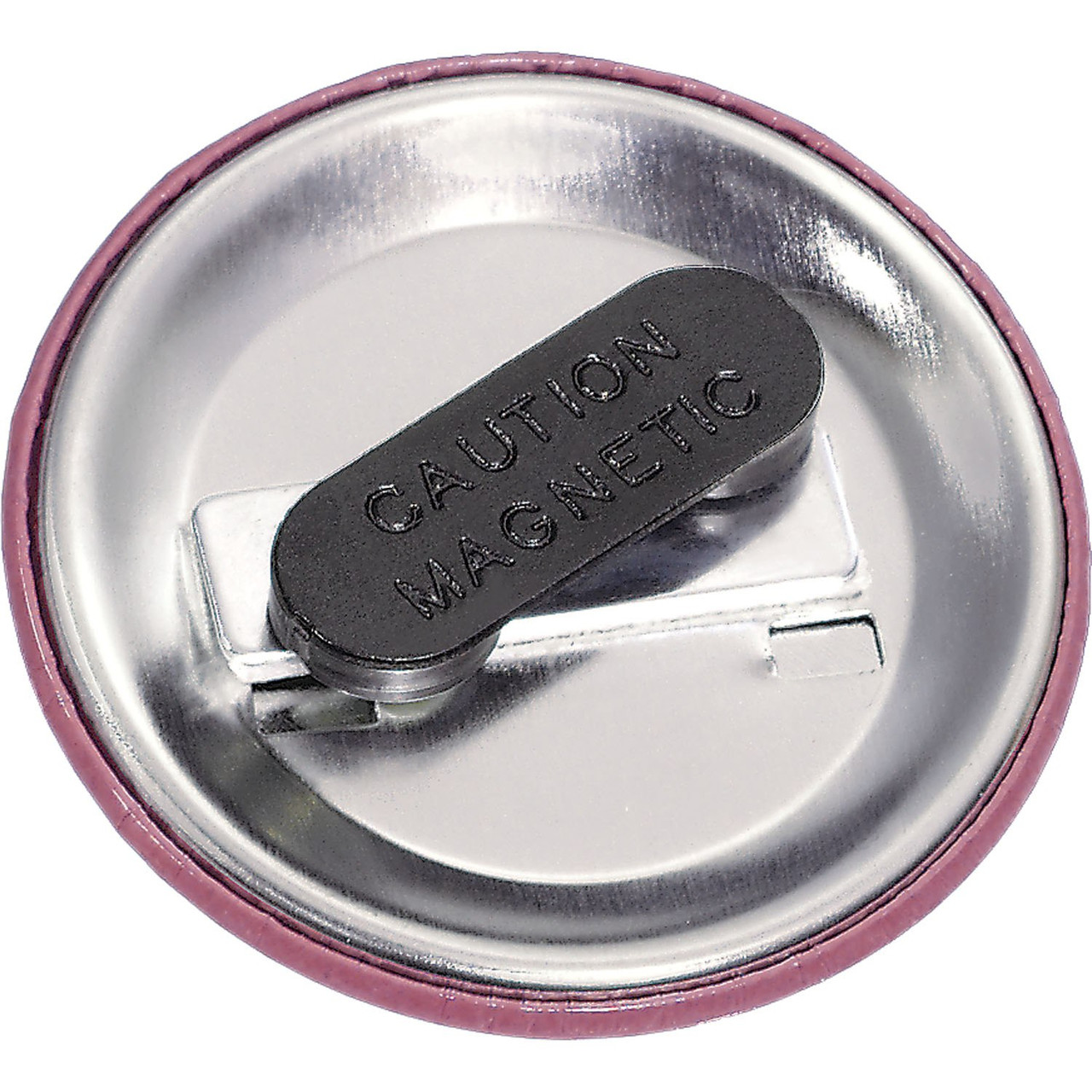 2-1/2" Round Safety Pin Button - SS-Ink