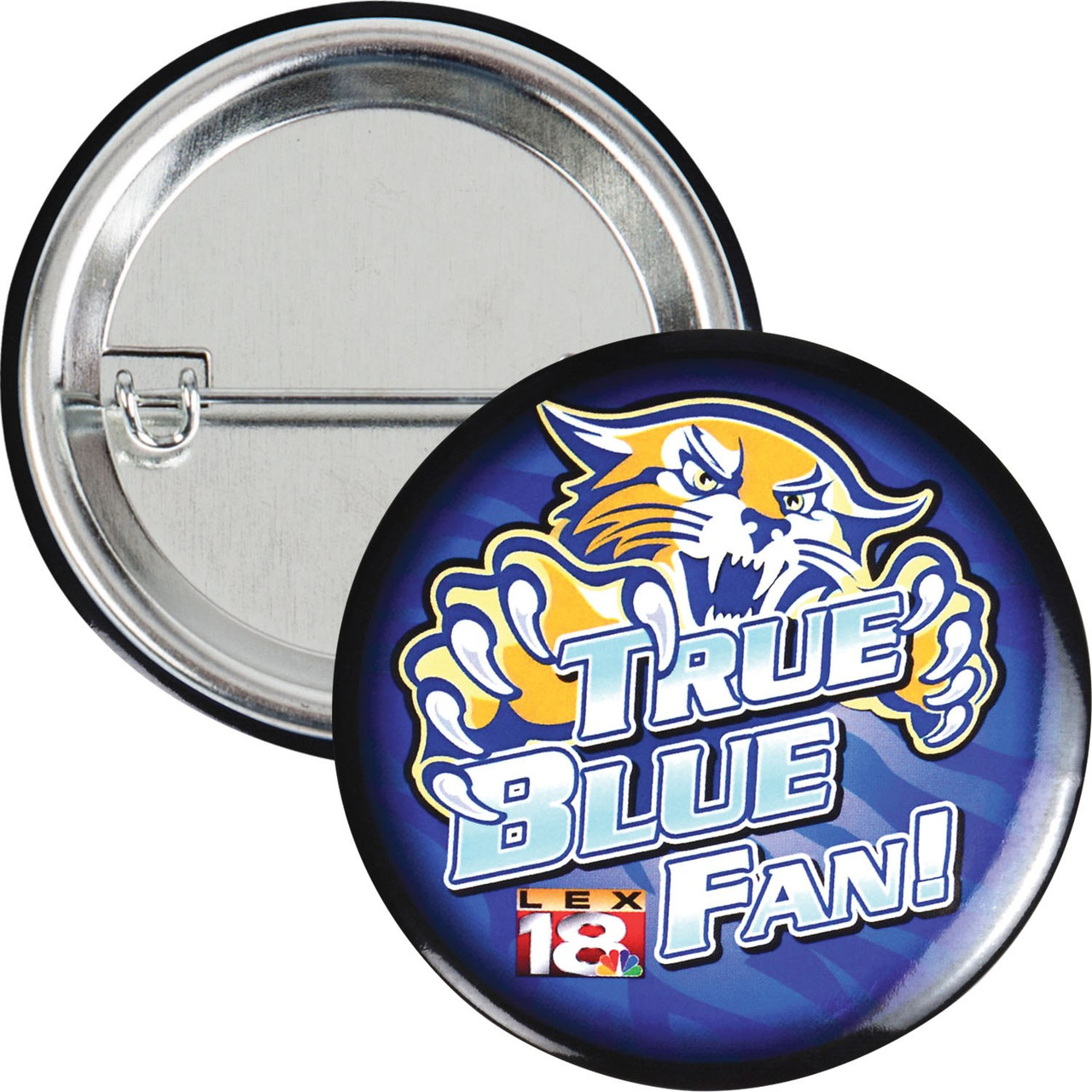 3" Round Safety Pin Button - SS-Ink