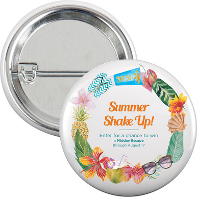 2-1/2" Round Safety Pin Button - SS-Ink