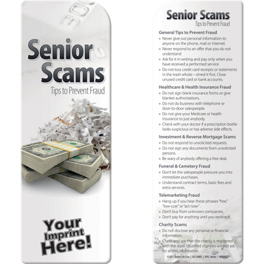 Bookmark - Senior Scams: Tips to Prevent Fraud - SS-Ink