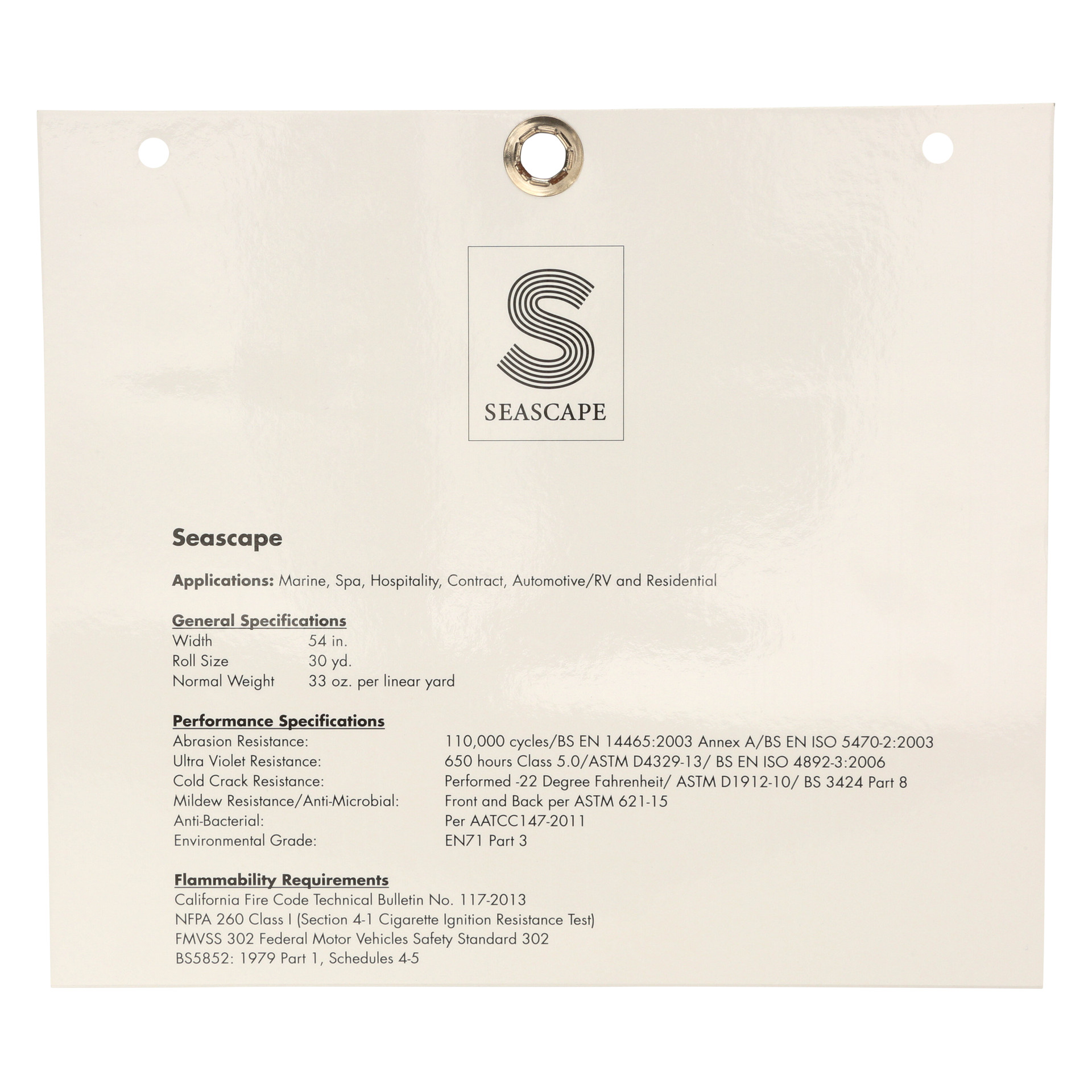 COLOR CHART for Seascape Seascape Marine Vinyl Fabric - Vinyl Fabric Shop