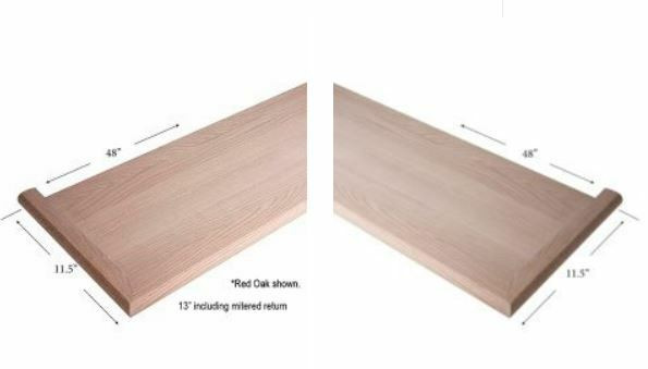 Stair Parts - Stair Treads + Trim - Return Treads - Railing-Pro