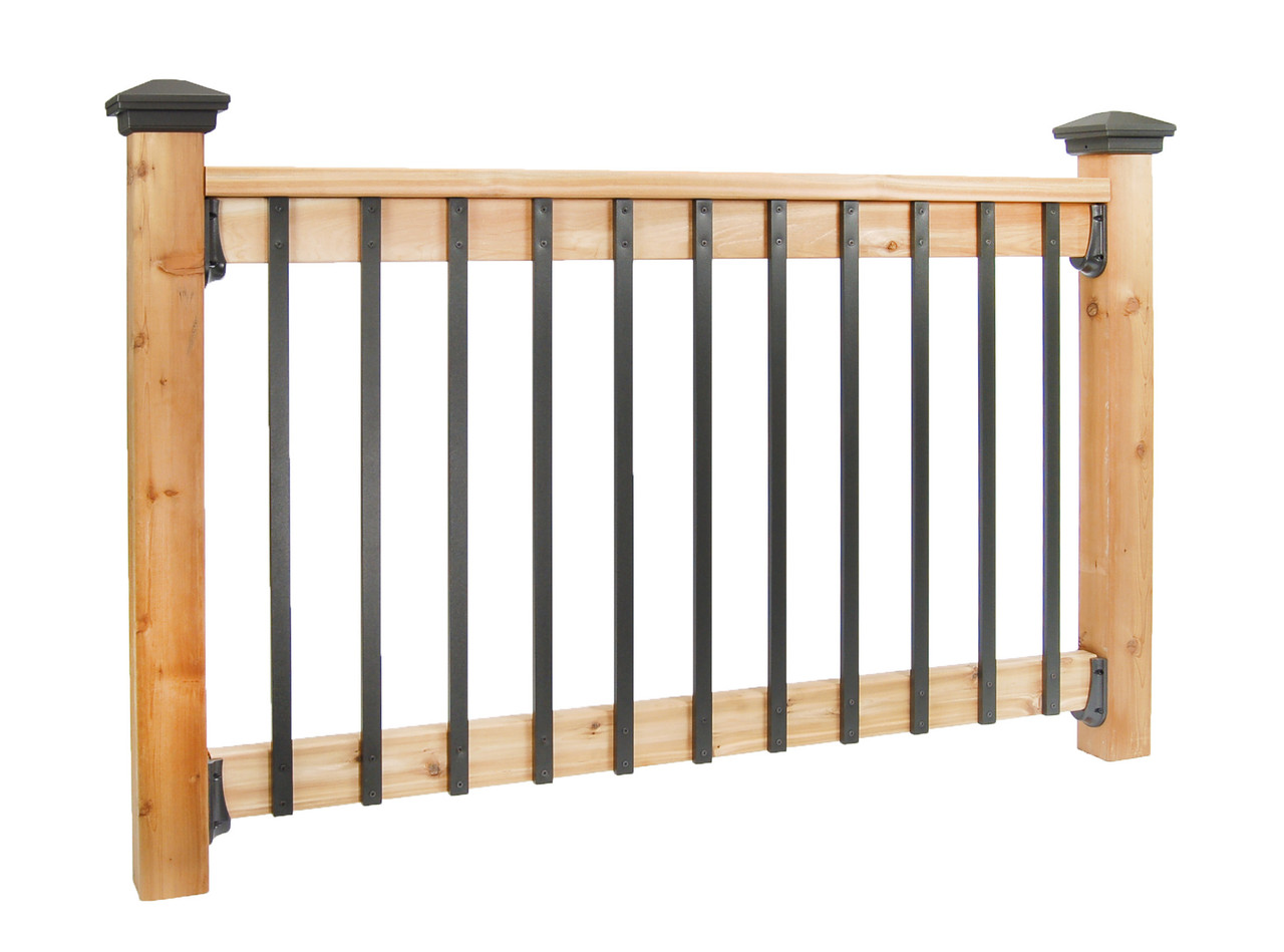 Exterior Railing - Deck Balusters - Face Mounted Balusters - Railing-Pro