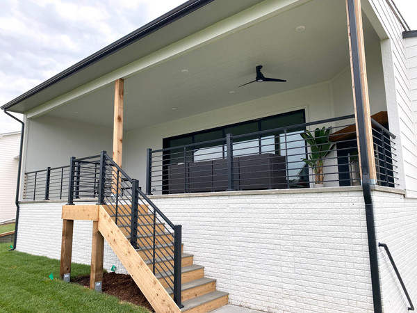 Can Horizontal Rods be used outside? - Railing-Pro