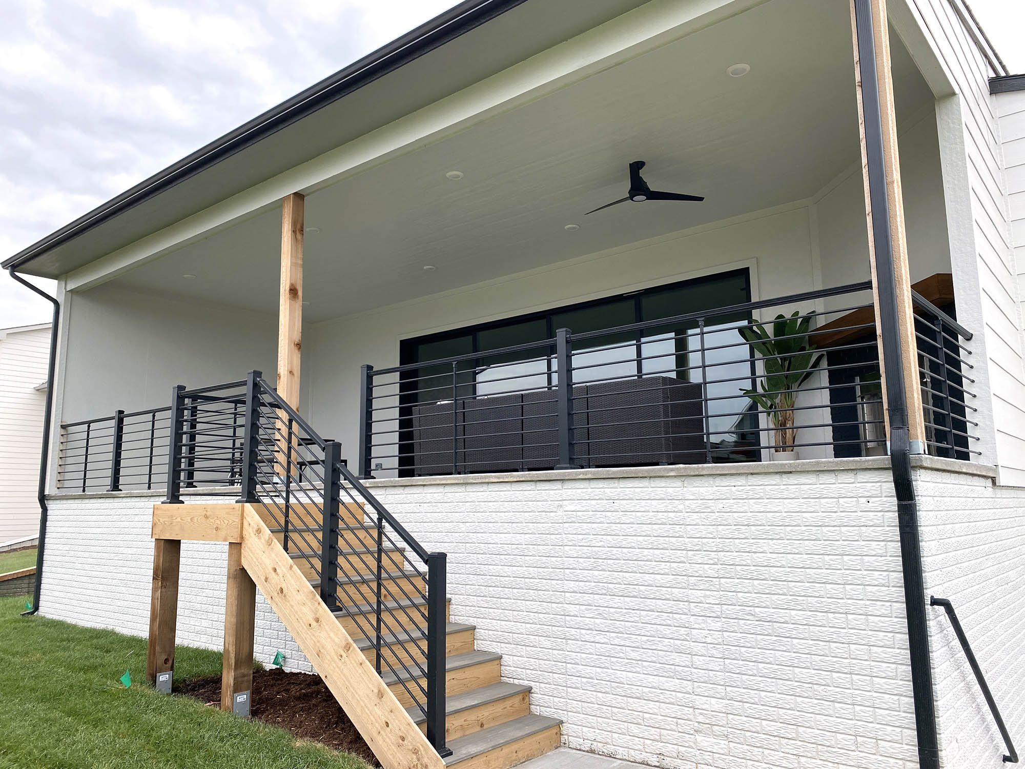 Can Horizontal Rods be used outside? - Railing-Pro