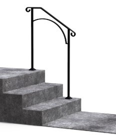 Arch Style Dual-Riser Handrail