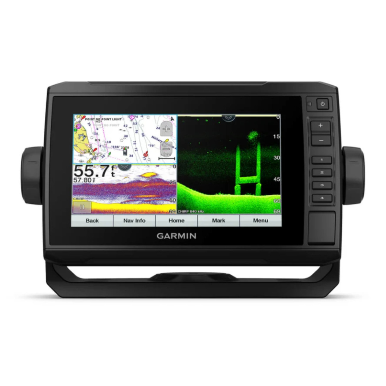 Garmin New OEM ECHOMAP UHD 72cv, 010-02333-01 - Trionics