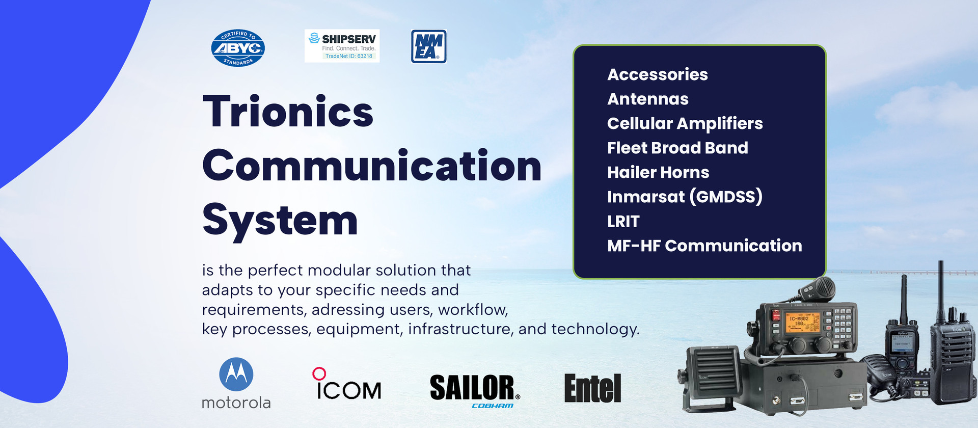 Trionics - Marine Electronics Specialist for Motorola, Garmin, Furuno ...