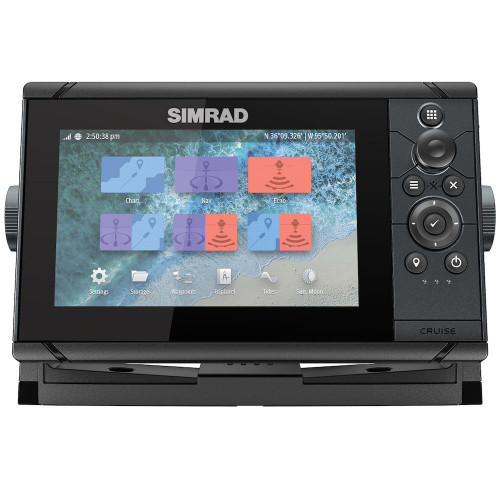 Simrad Cruise 7 US Coastal w/83/200 Transom Mount Transducer [000-14996 ...