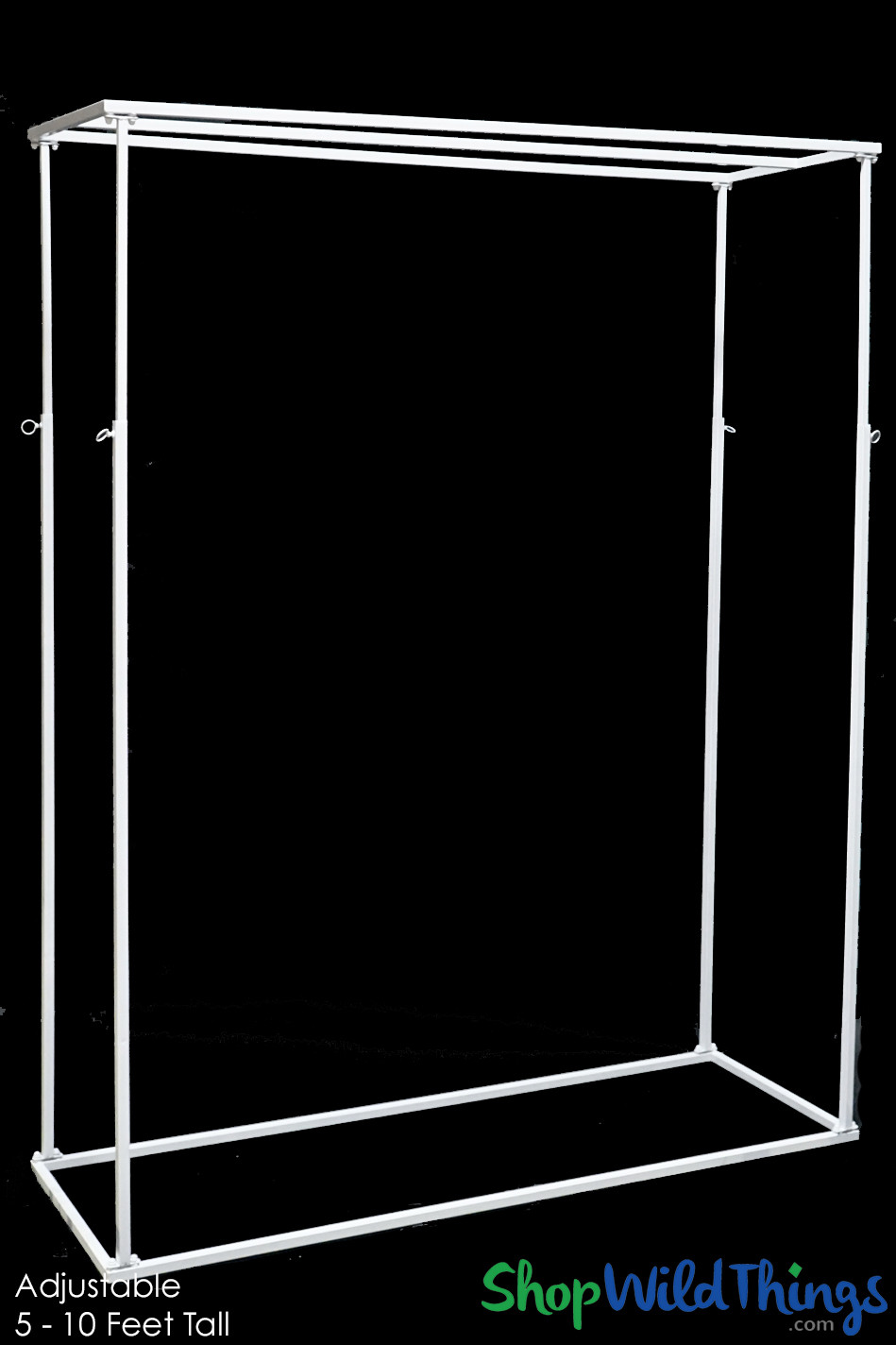 Stand to Hang Decorations over top of Table Rectangle Metal White ...