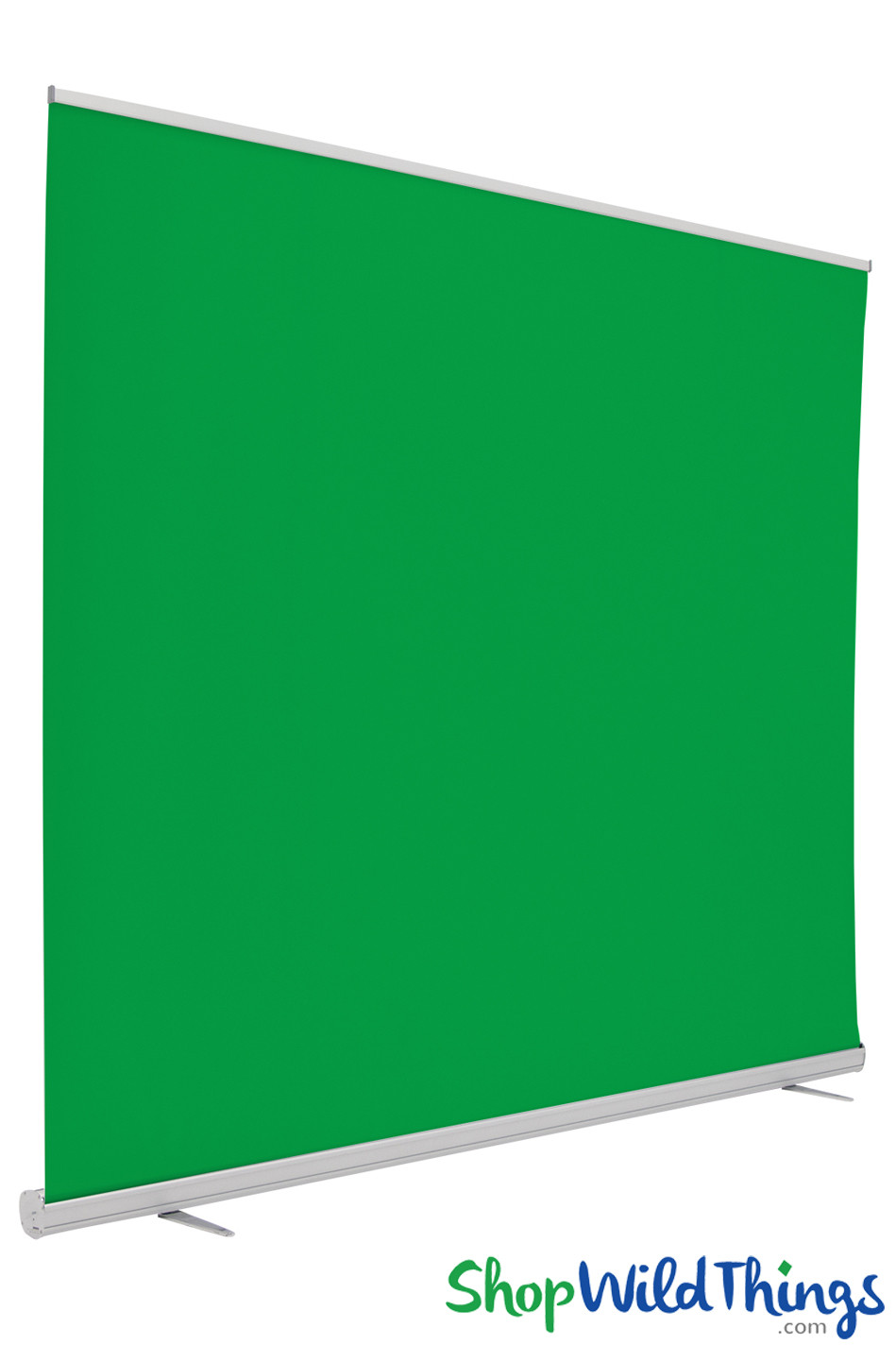 Retractable Green Screen Background 7'x8'|ShopWildThings.com