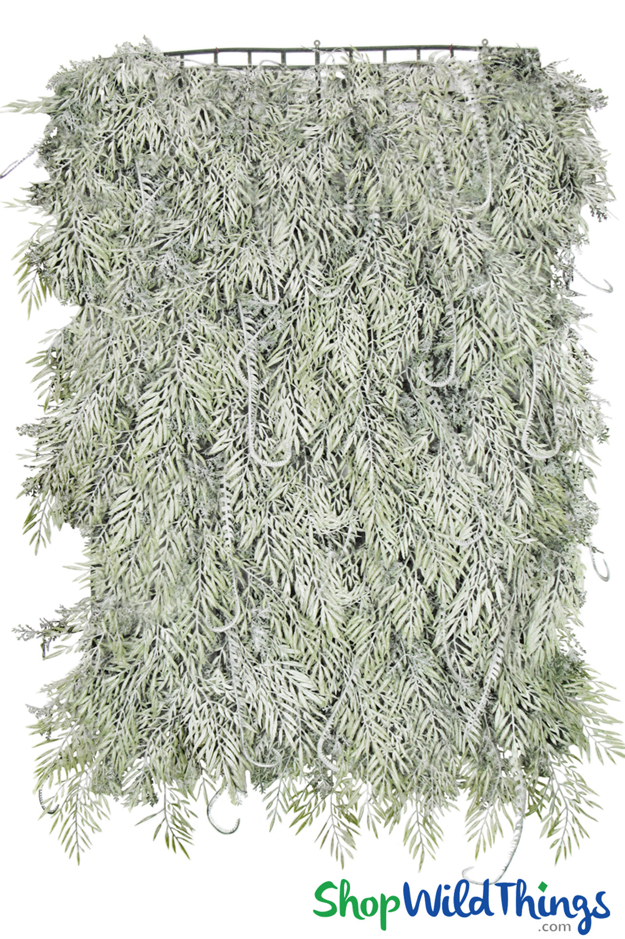 Frosted Willow & Fern Foliage Wall Mat |ShopWildThings.com