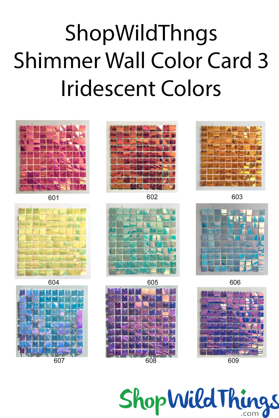 Custom Printed Shimmer Walls - Your Design, Your Logo, Your Photo