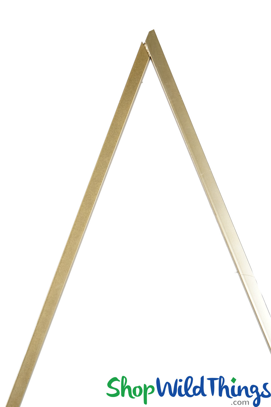 Geometric Wedding & Event Arch | Gold Metal Triangle Frame
