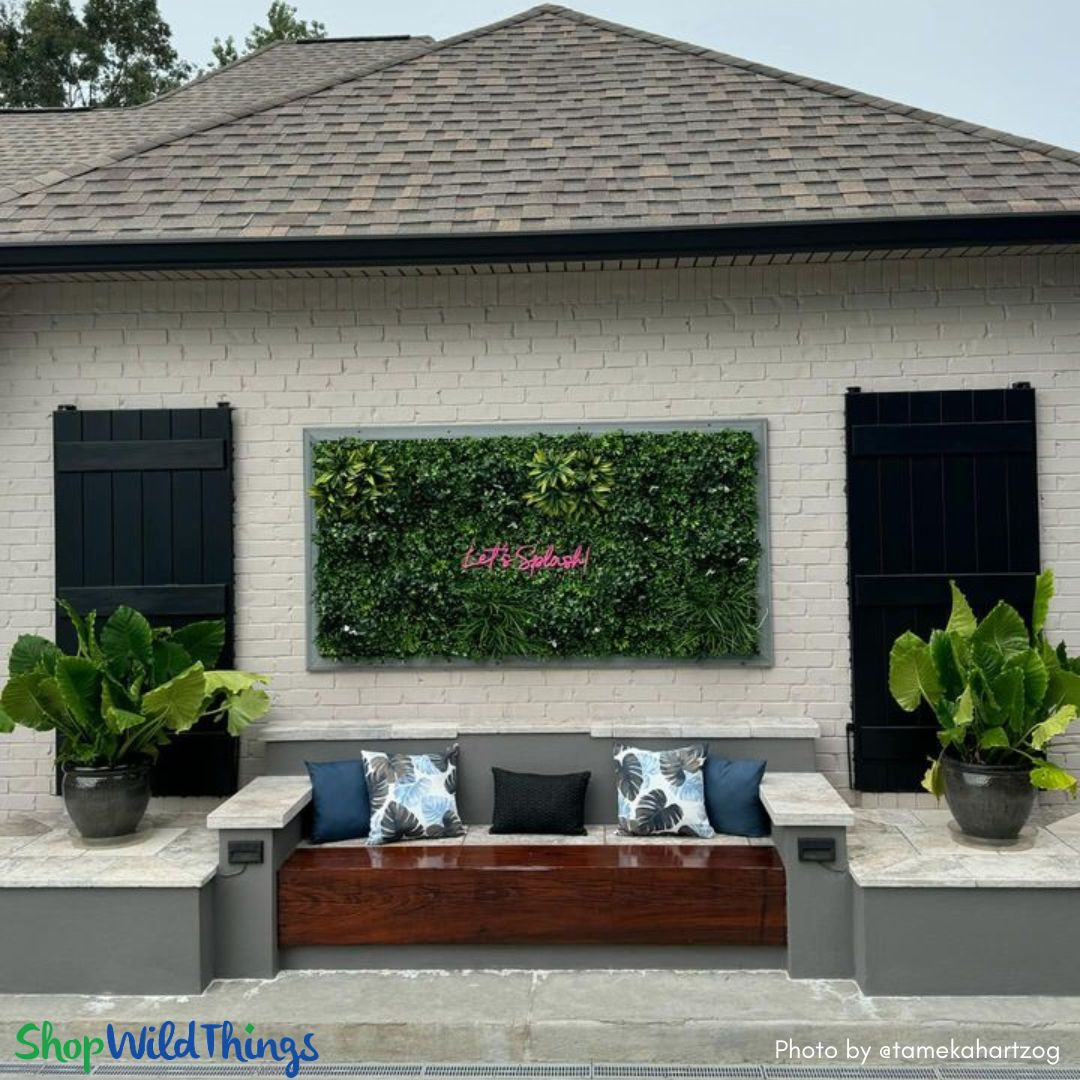 Greenery Wall Fire Rated Mixed Lush Backdrop