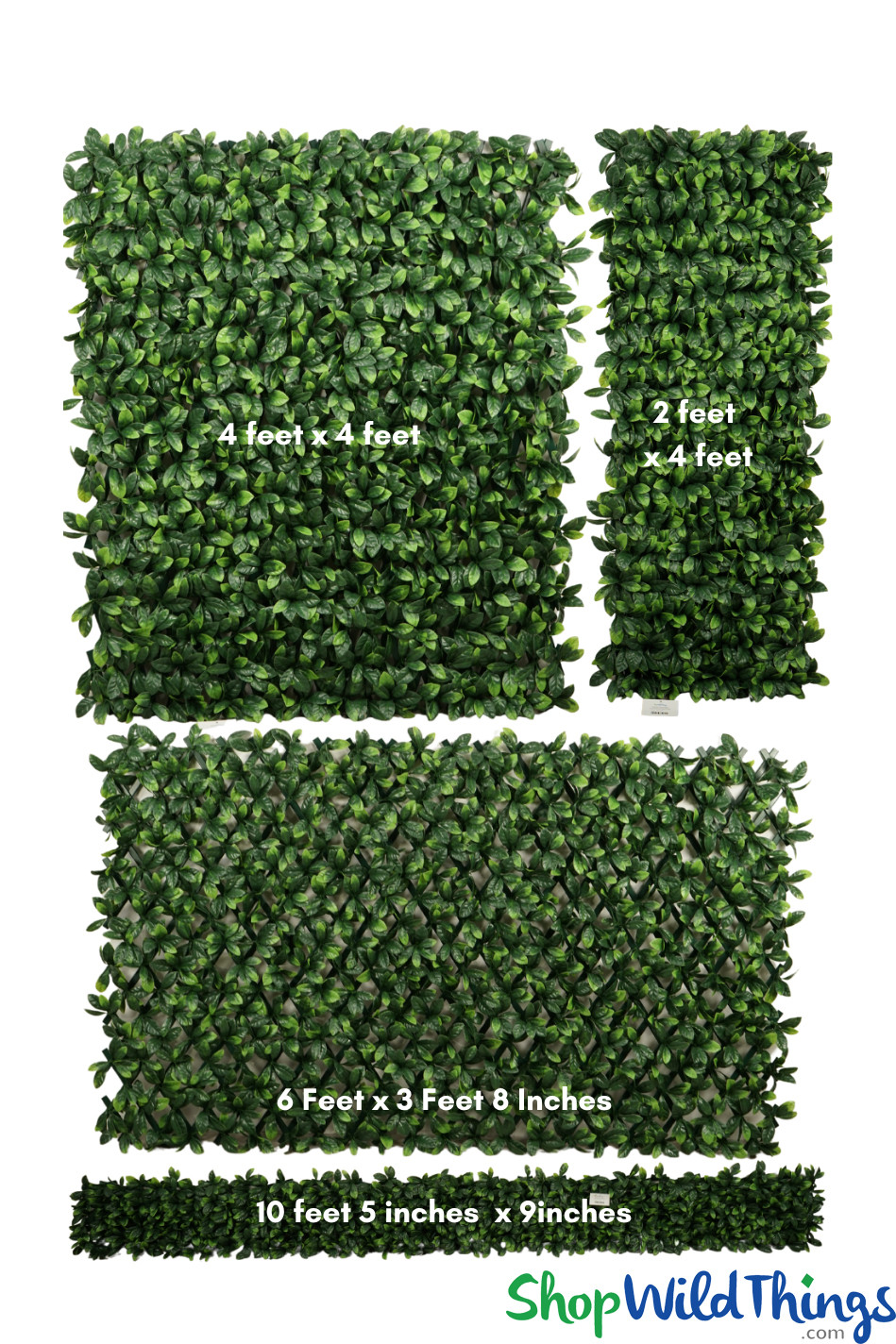 Expandable Premium Leave Greenery Privacy Wall Fence Trellis
