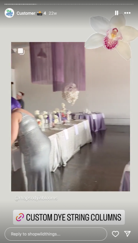 Ceiling Decor - Custom Made String Columns - 2' Diameter