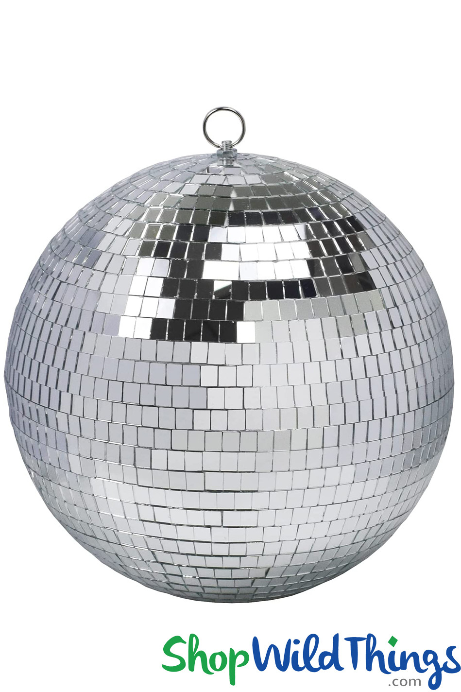 Disco Ball 12", Mirror Disco Balls, Real Glass Round Hanging Disco Ball ...